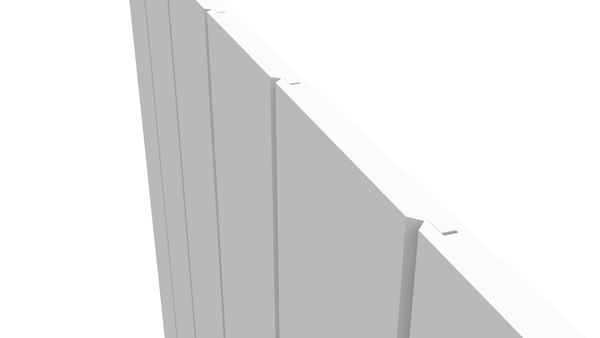 modelo 3d Tongue and Groove Cladding - TurboSquid 2027392