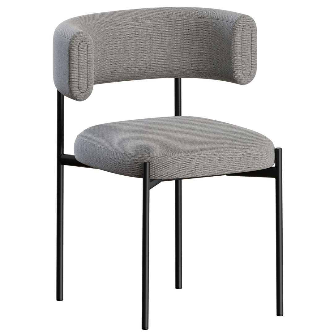 Amelie Chair And Planum Table By MIDJ 3D Model - TurboSquid 2299587