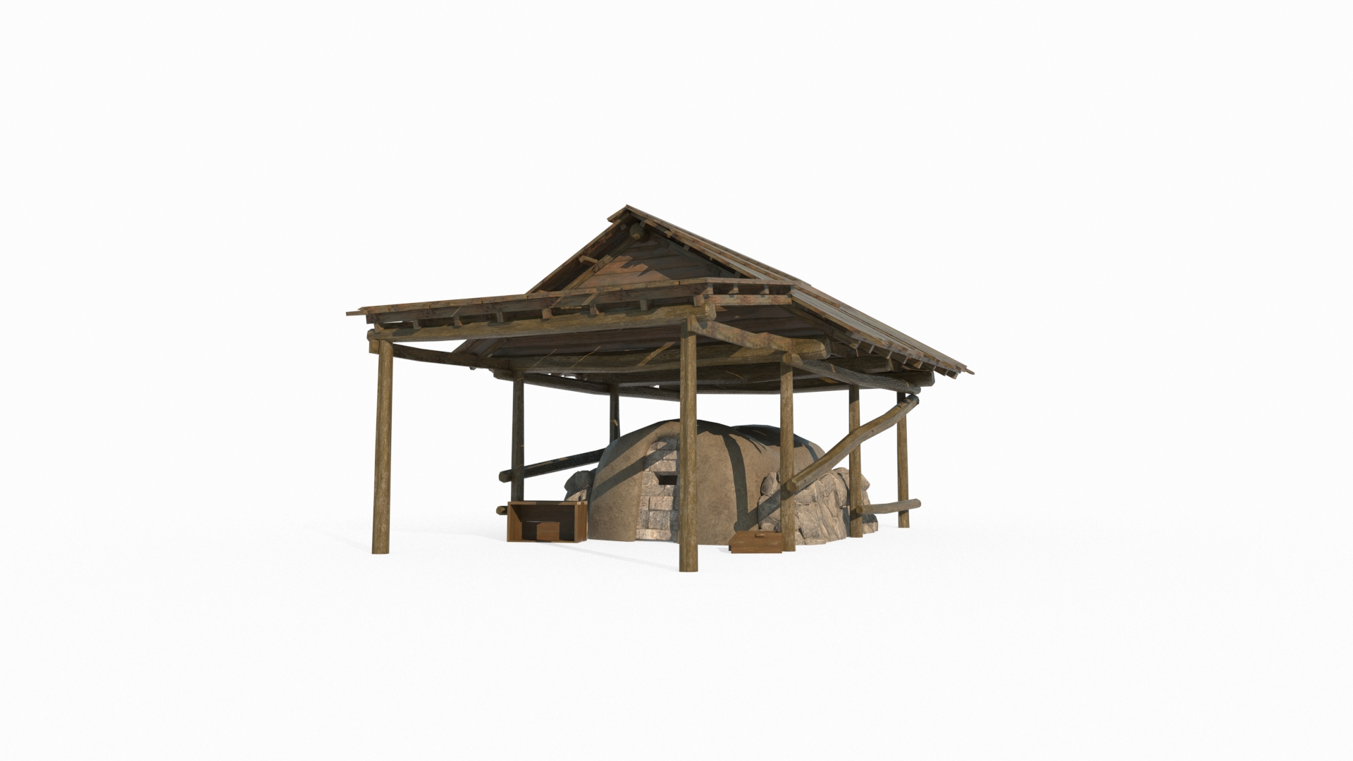 Asian Ancient Architecture Brick Kiln 3D Model - TurboSquid 2338611