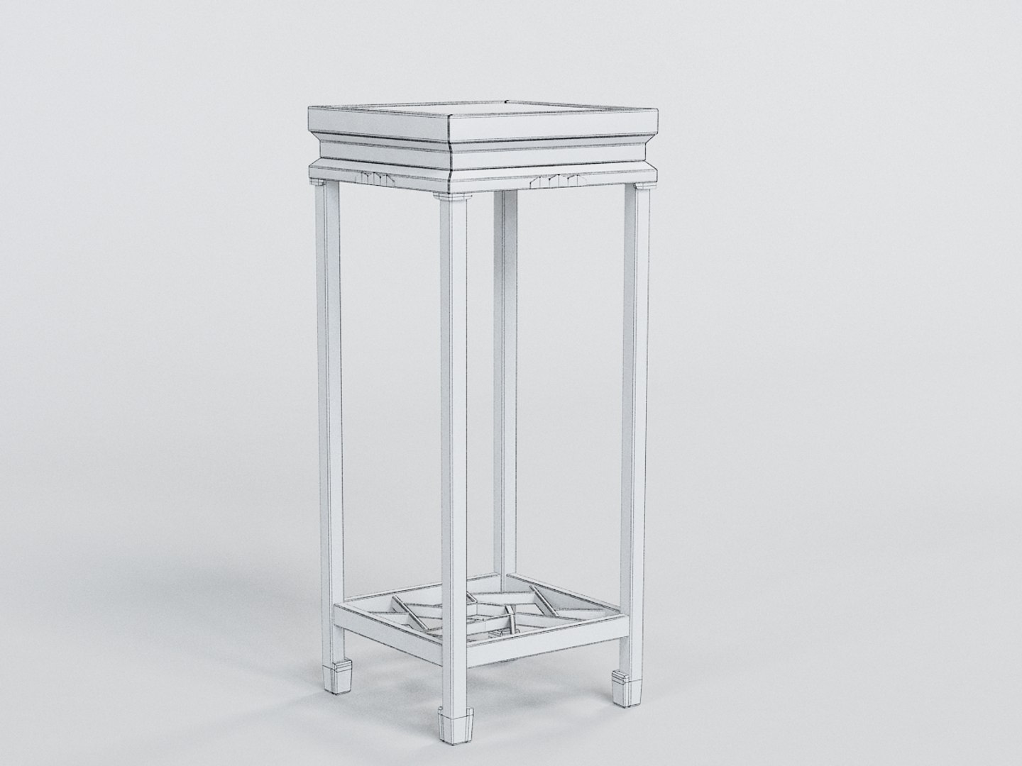 3D Traditional Chinese Table - TurboSquid 1619627