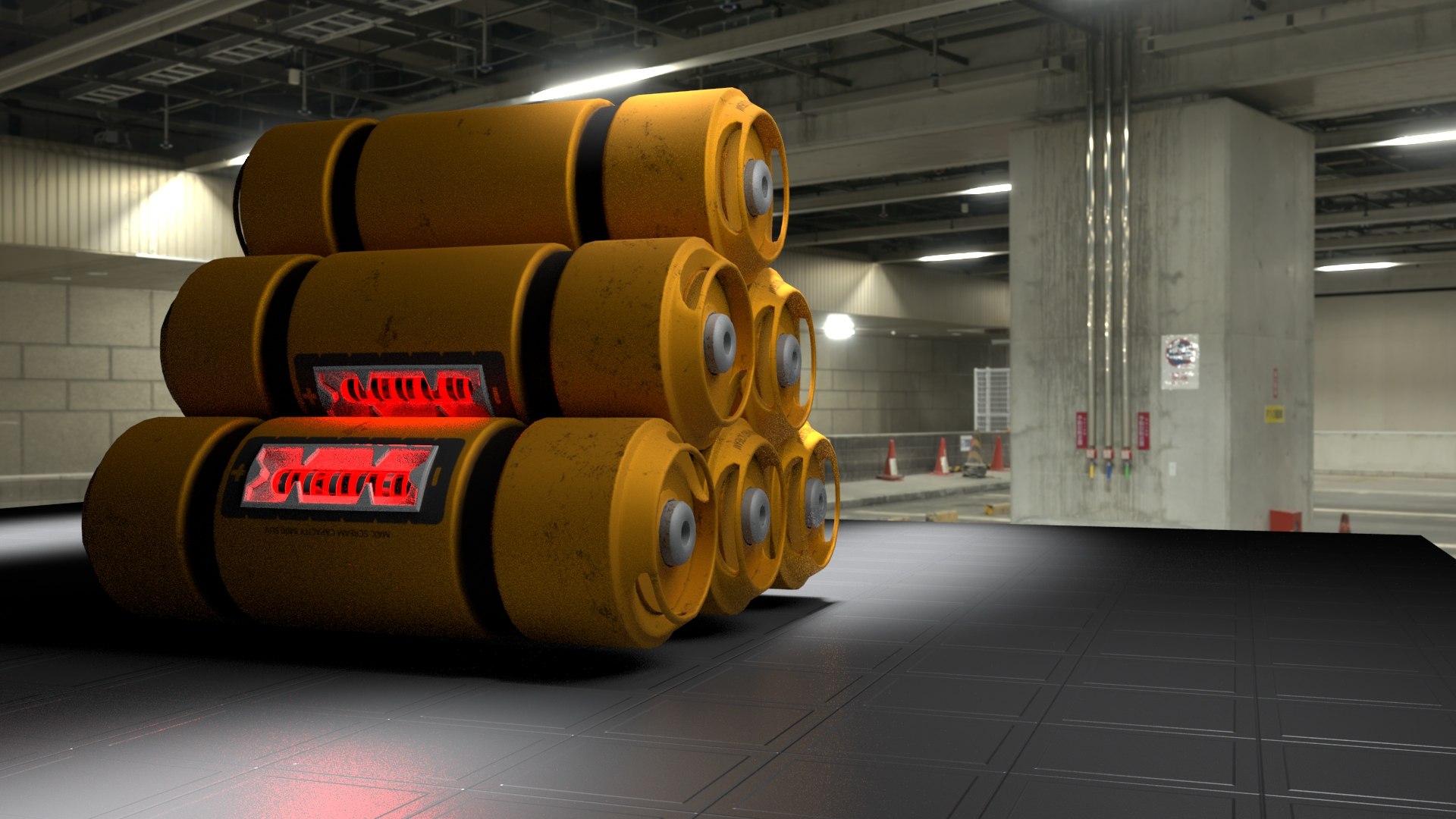 3D Energy Tank Monsters - TurboSquid 1379450