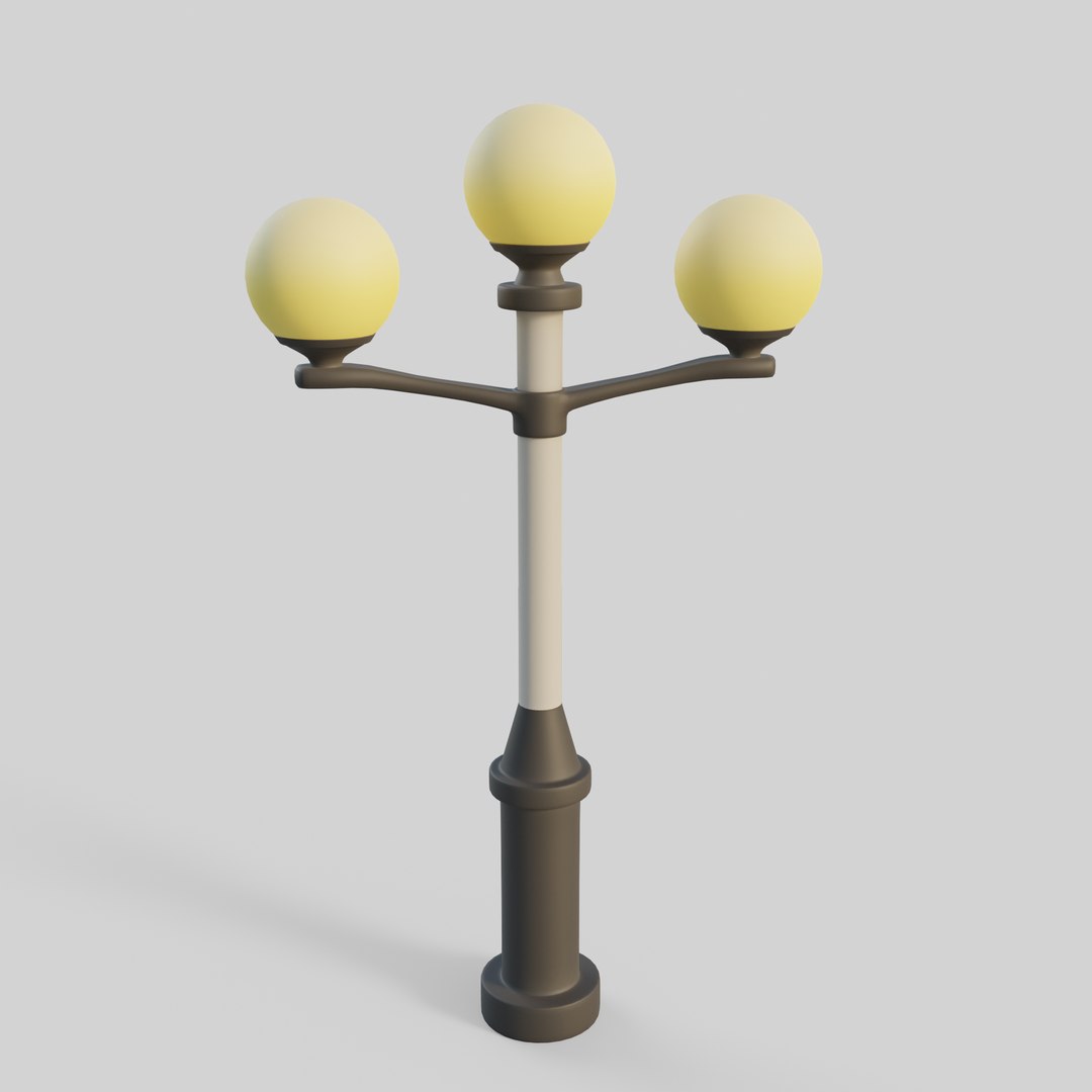 Cartoon Street Lights Collection 3D model - TurboSquid 2054834