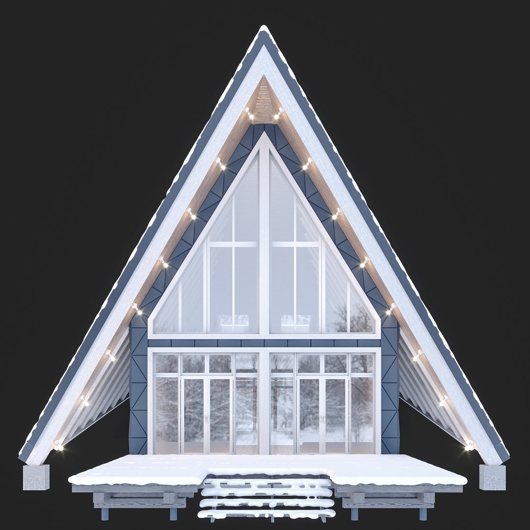 Winter House In The Forest 3D - TurboSquid 2191928