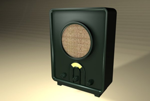 3d model radio