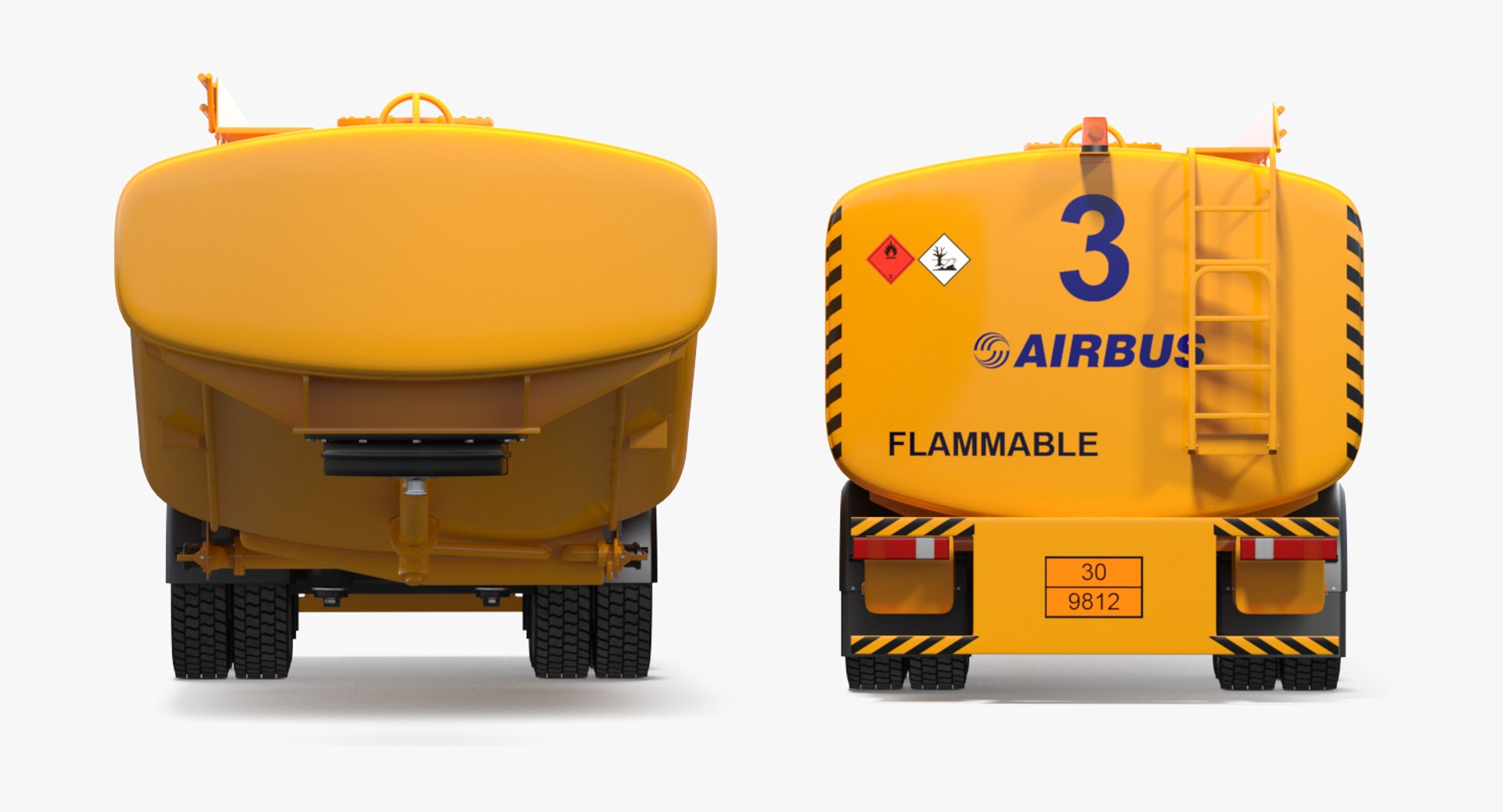 3D Model Refueling Tank Fuel - TurboSquid 1407609