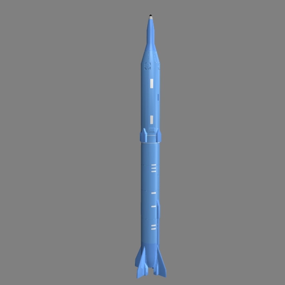 3dsmax Iranian Missile Sejil-2