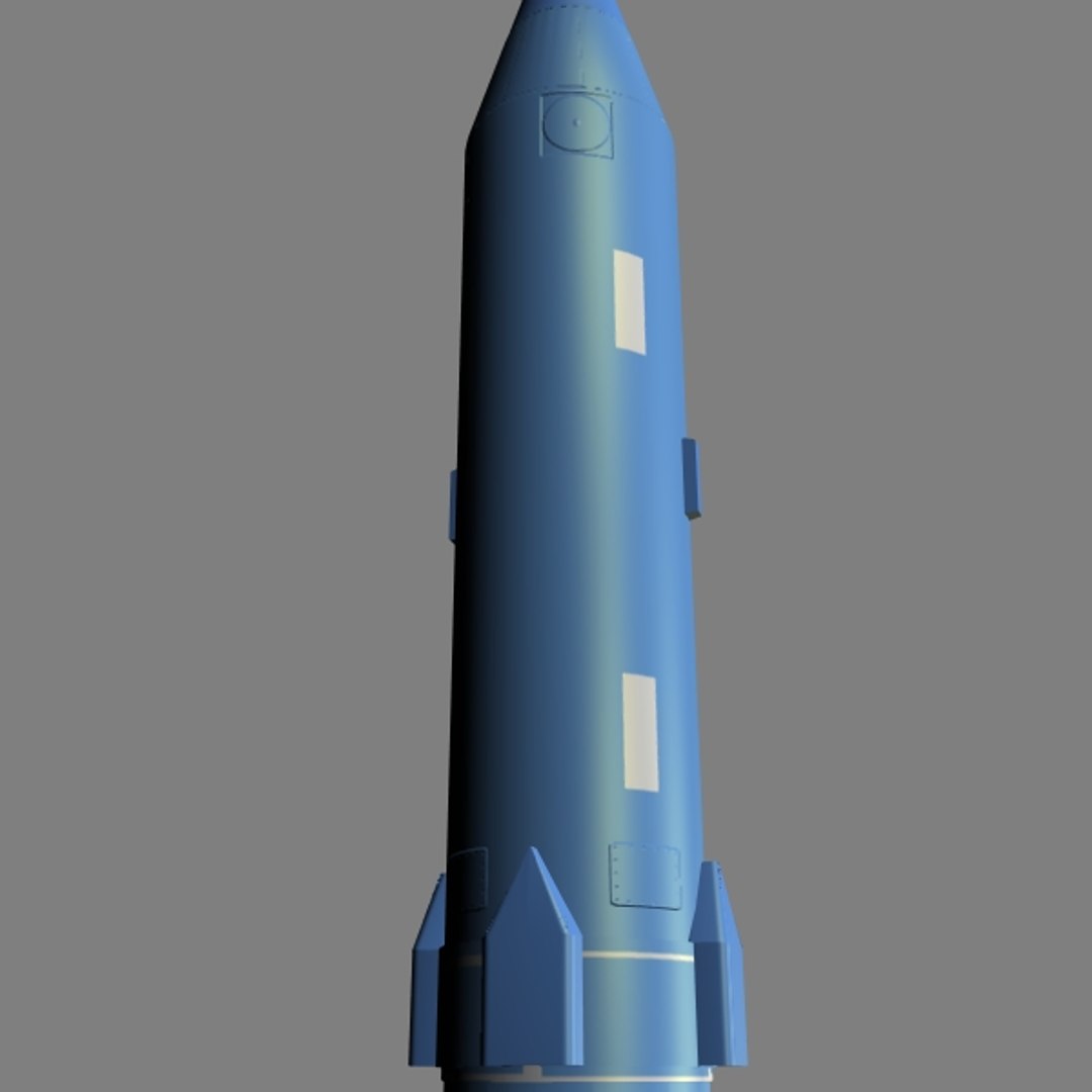 3dsmax Iranian Missile Sejil-2