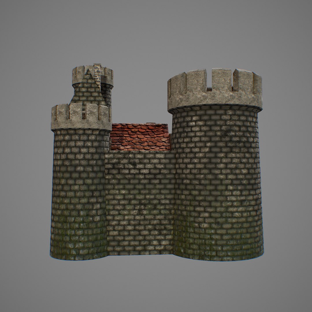 3D Medieval Fortress Buildings - TurboSquid 1252358