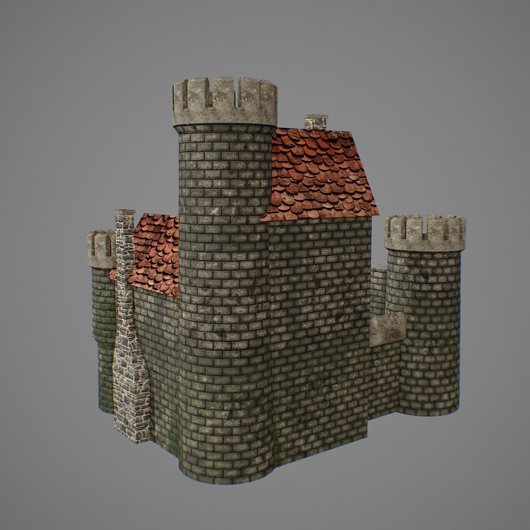 3D Medieval Fortress Buildings - TurboSquid 1252358