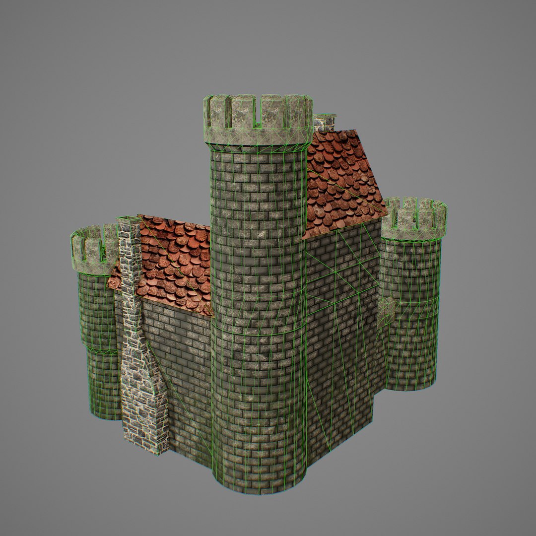 3D Medieval Fortress Buildings - TurboSquid 1252358