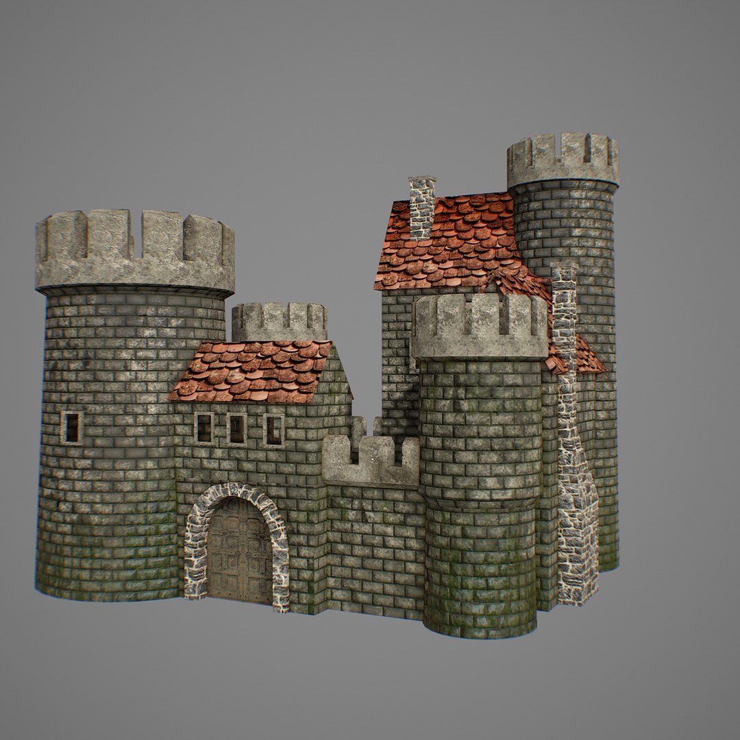 3D Medieval Fortress Buildings - TurboSquid 1252358