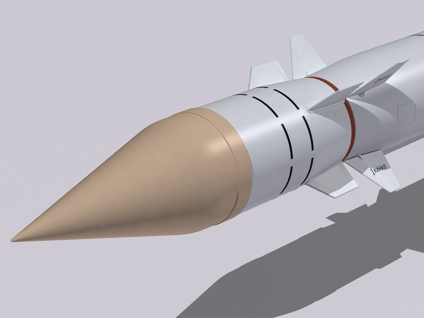 Kh-25 Missiles 3d 3ds