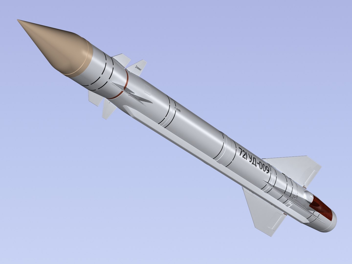 Kh-25 Missiles 3d 3ds