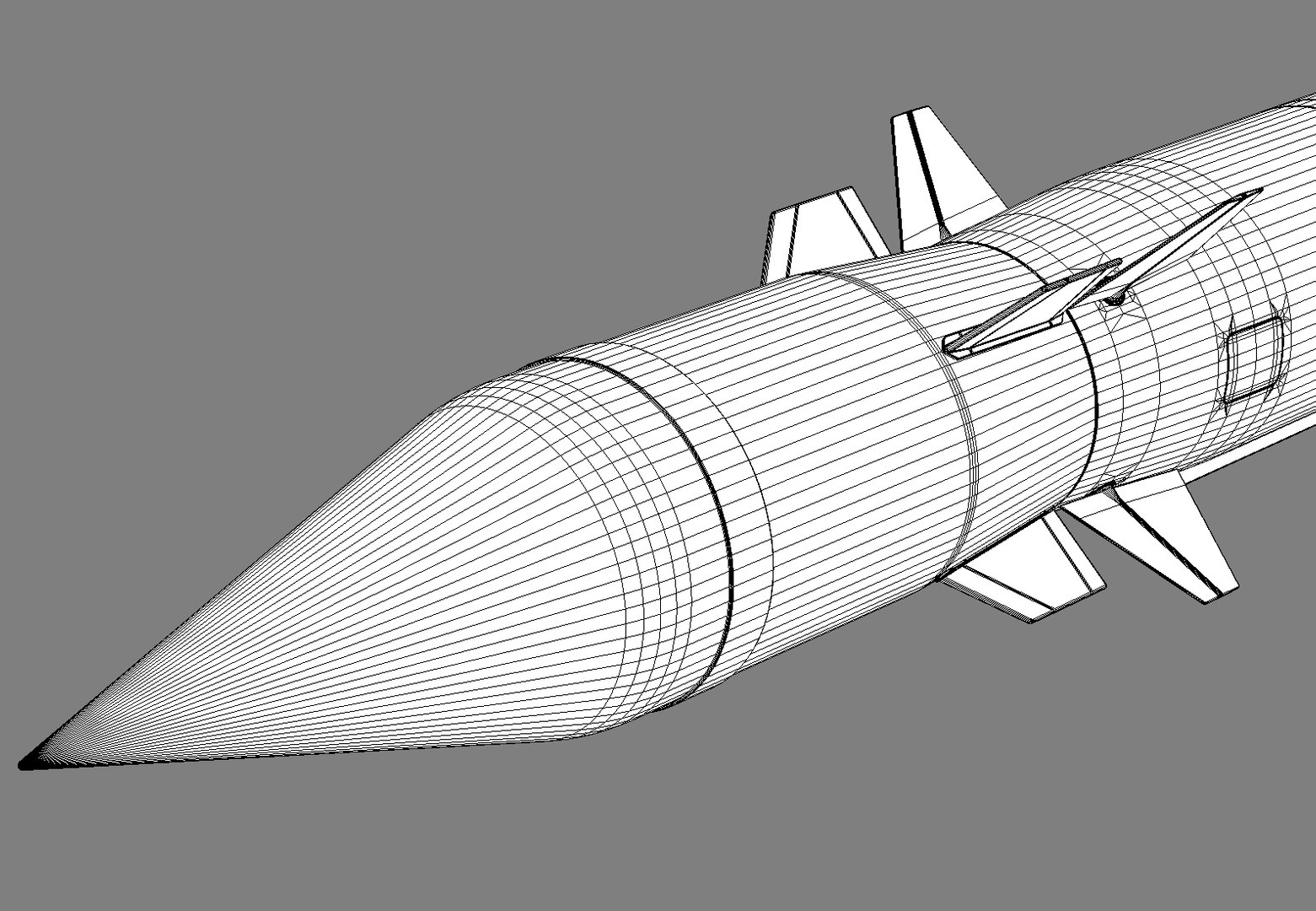 Kh-25 Missiles 3d 3ds