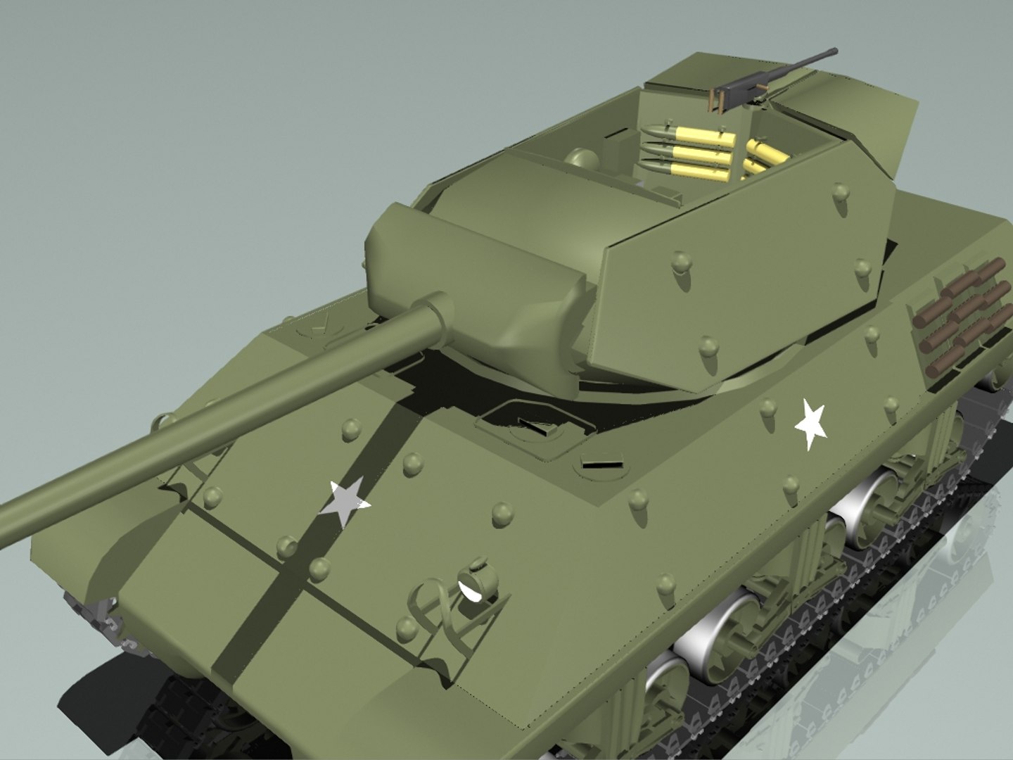 3d Model M10 Wolverine Tank Destroyer