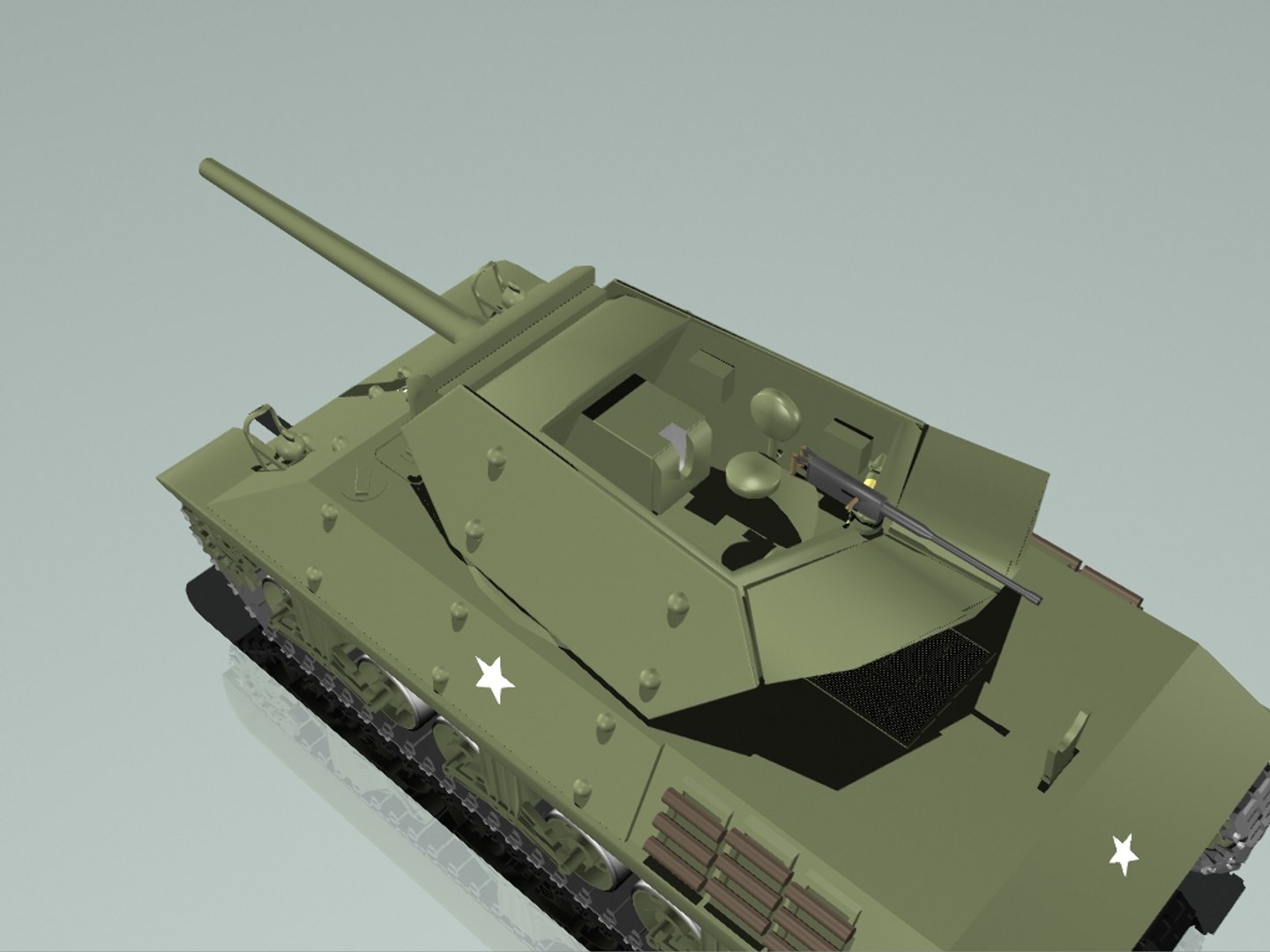 3d Model M10 Wolverine Tank Destroyer