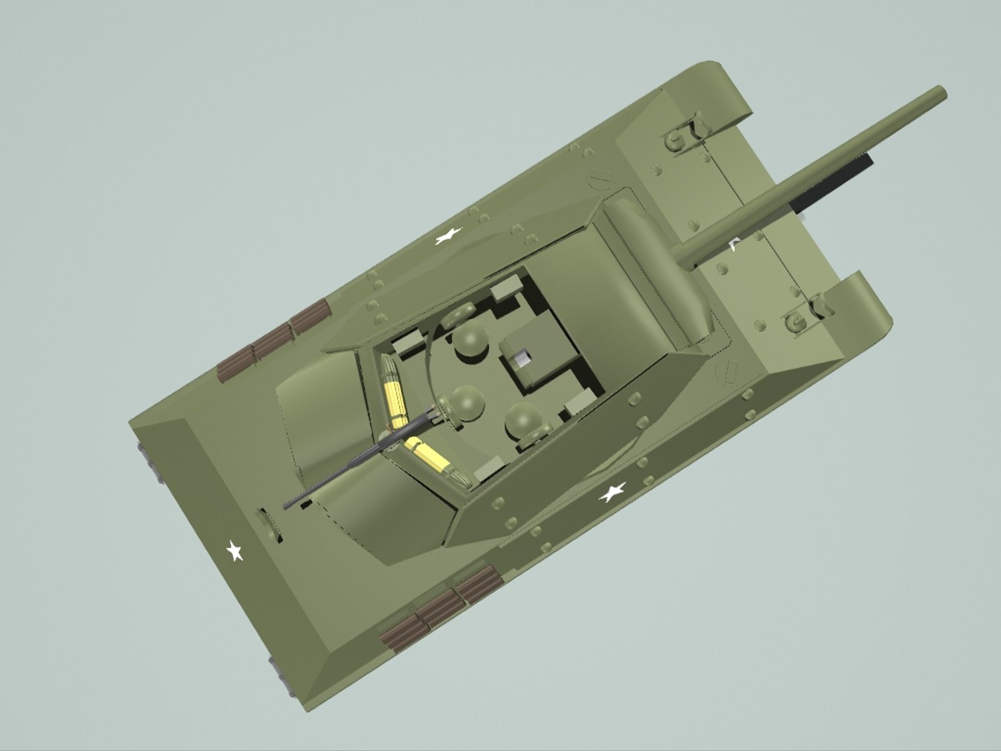 3d Model M10 Wolverine Tank Destroyer