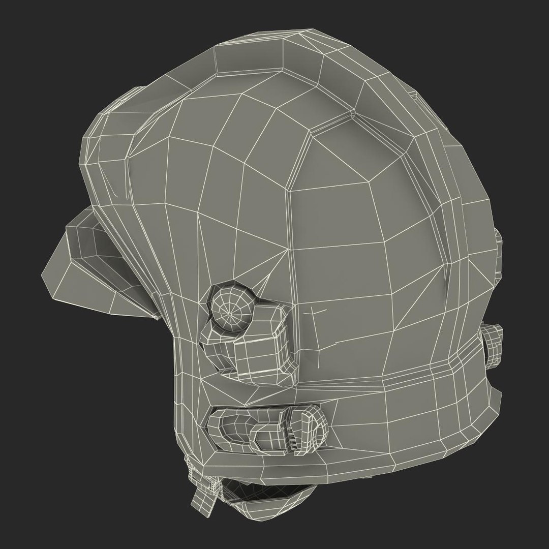 Firefighter Helmet V4 3d Lwo