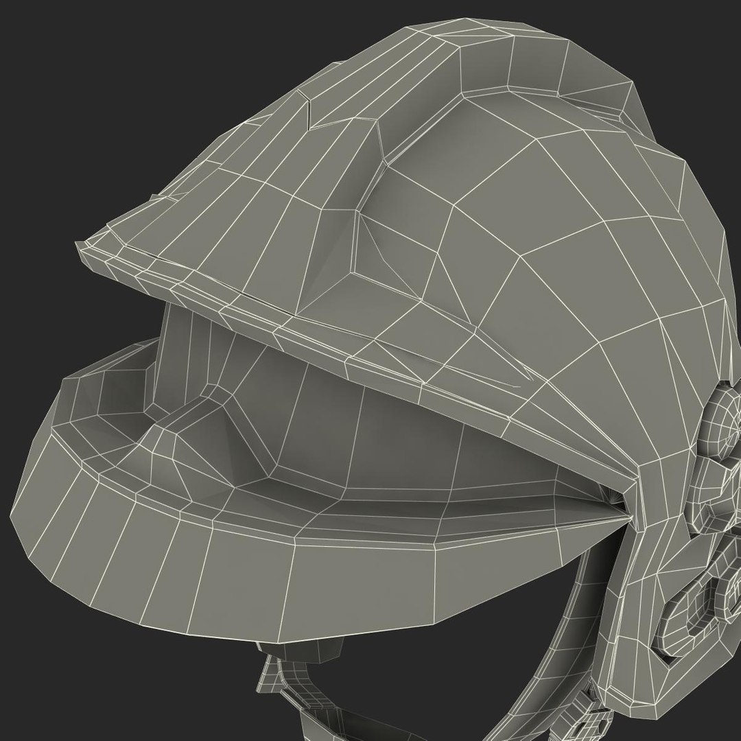Firefighter Helmet V4 3d Lwo