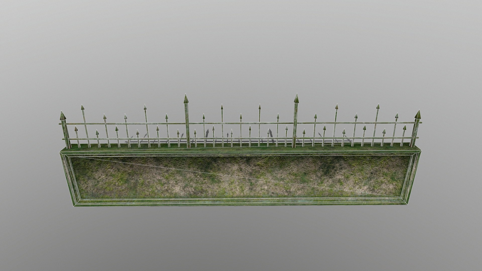 Gate Wall Model - TurboSquid 1303019