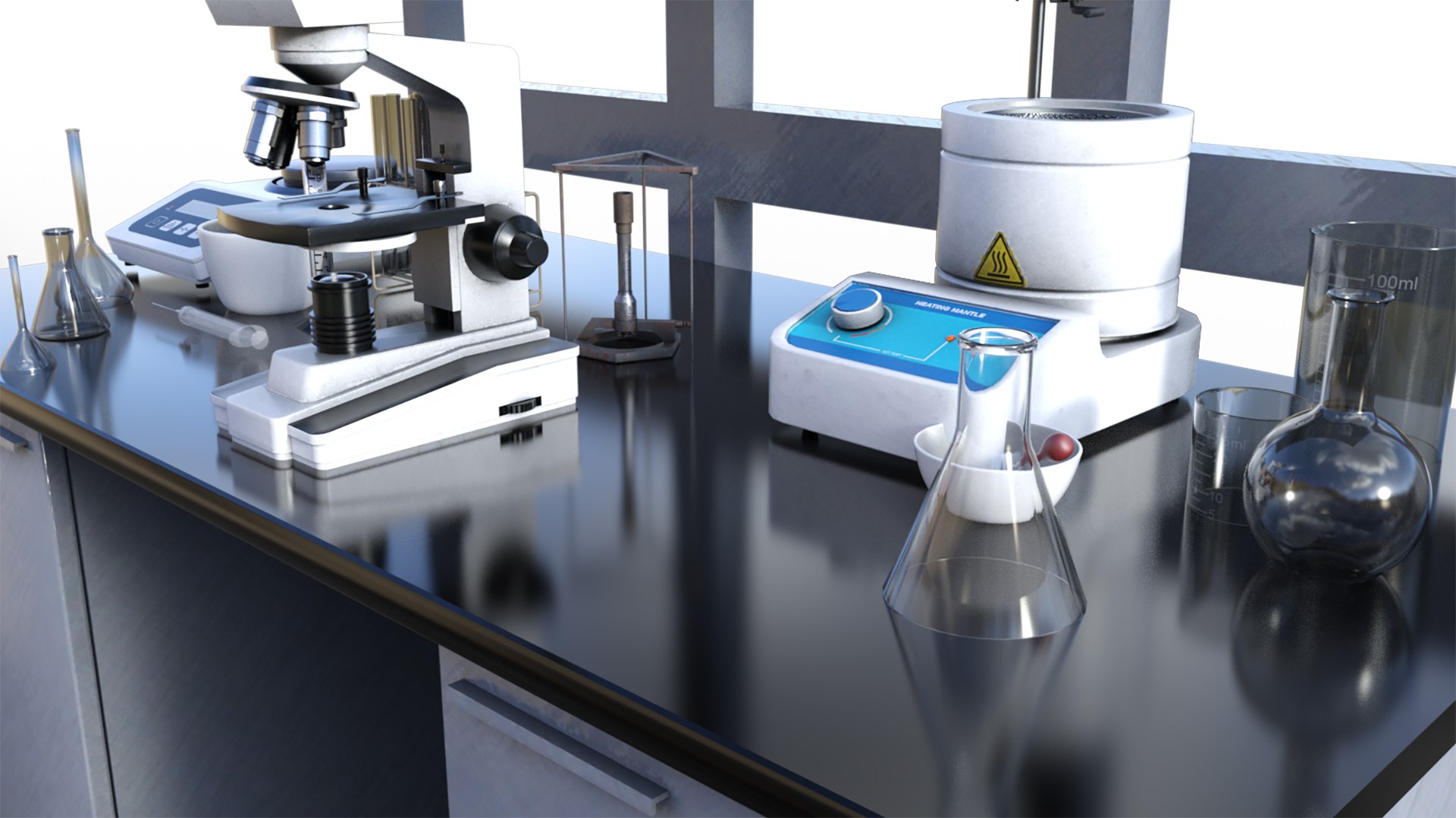 Lab Equipment 3D Model - TurboSquid 2195233