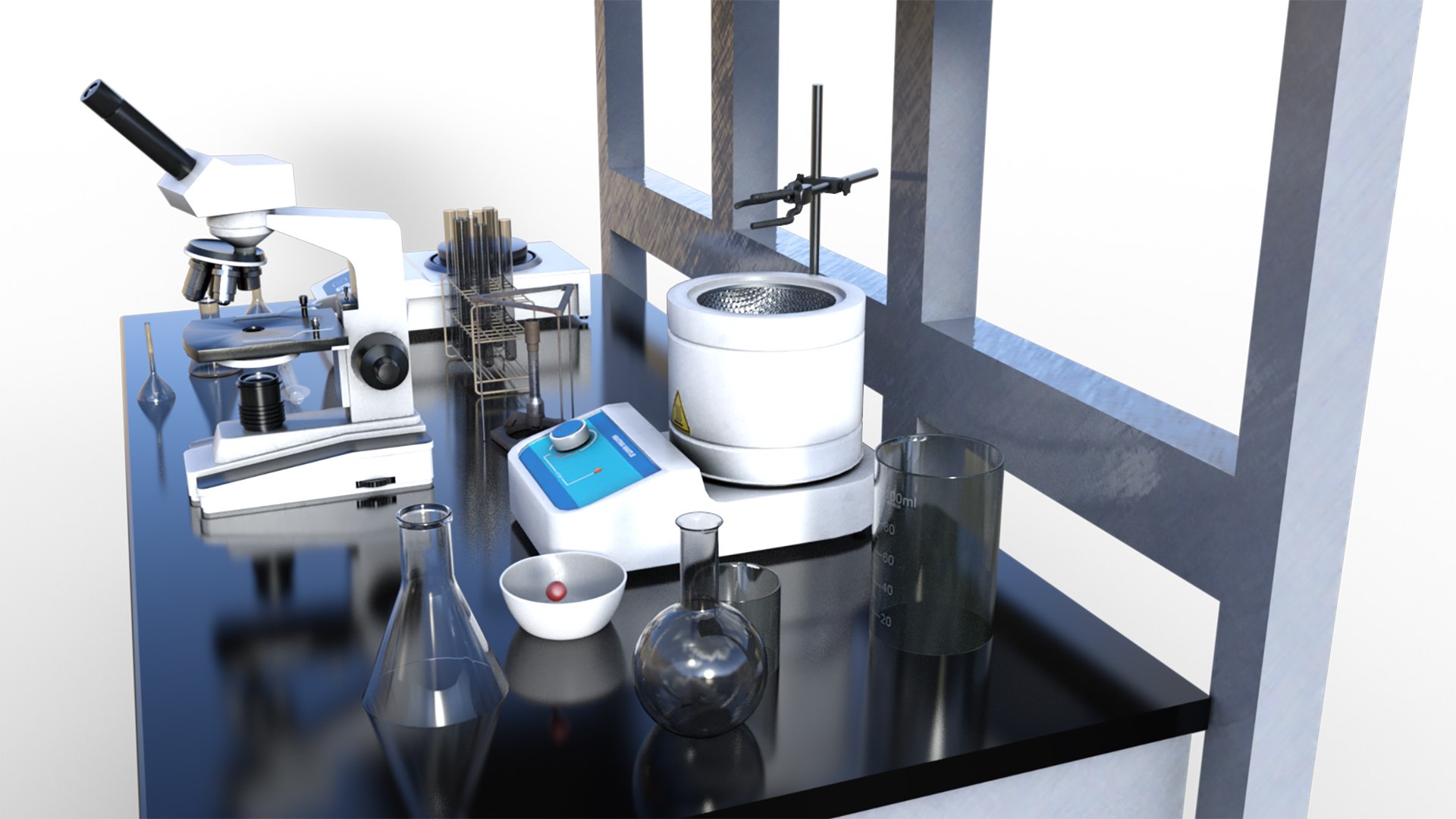 Lab Equipment 3D Model - TurboSquid 2195233