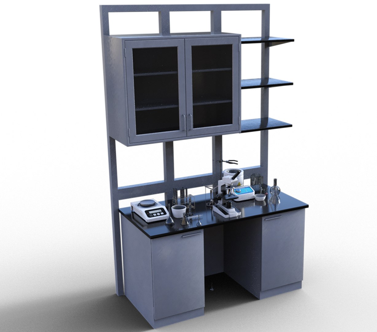 Lab Equipment 3D Model - TurboSquid 2195233