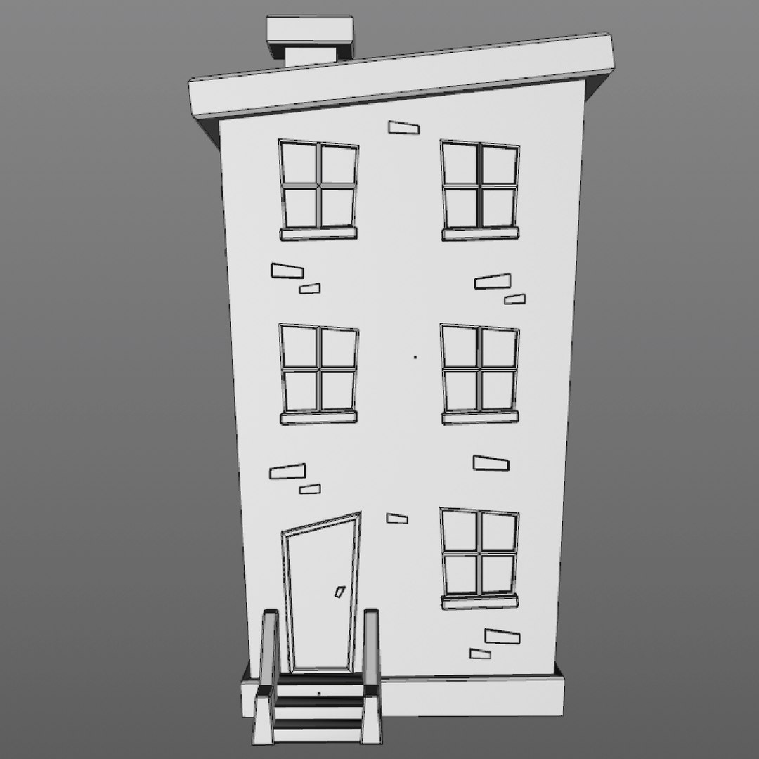 Cartoon house pack model - TurboSquid 1391579