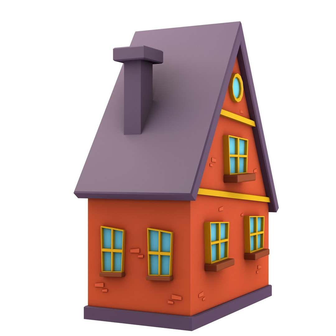 Cartoon house pack model - TurboSquid 1391579