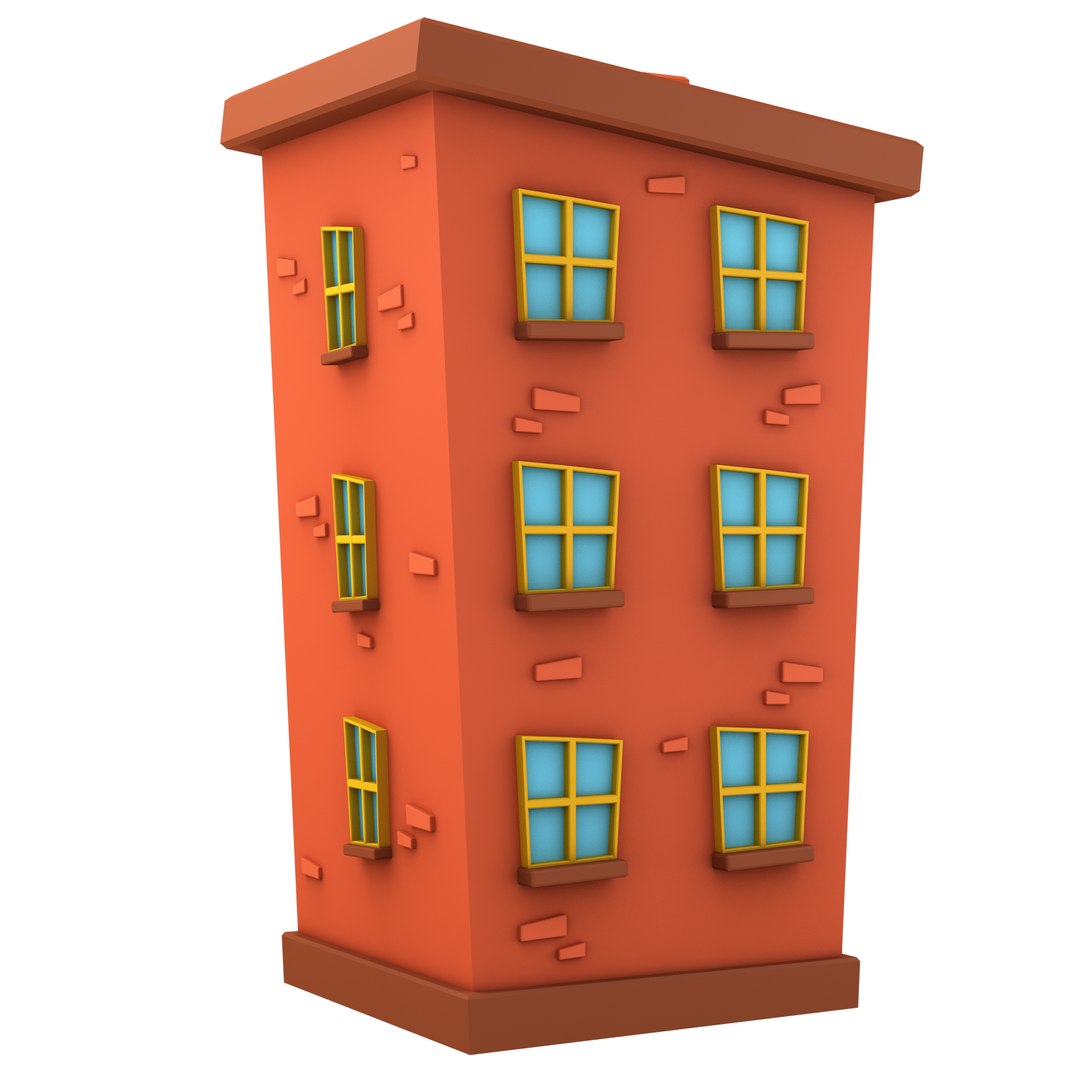 Cartoon house pack model - TurboSquid 1391579
