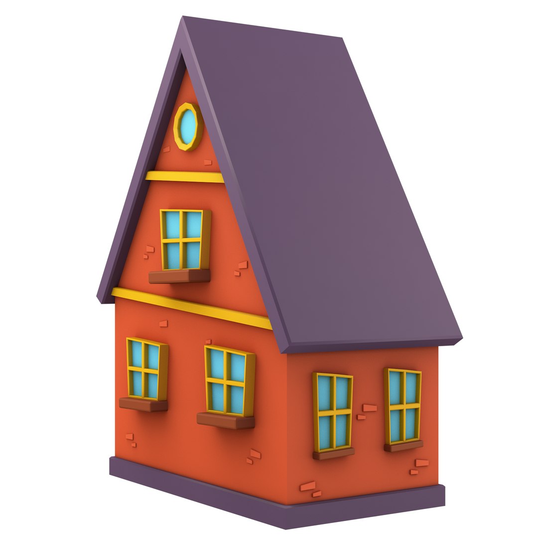 Cartoon house pack model - TurboSquid 1391579