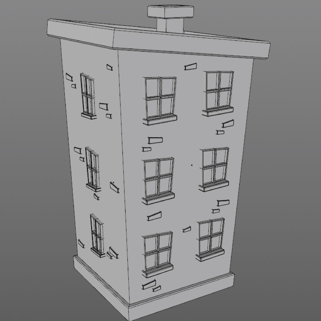 Cartoon house pack model - TurboSquid 1391579