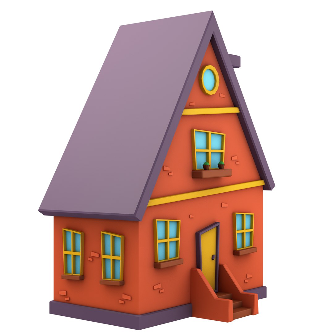 Cartoon house pack model - TurboSquid 1391579