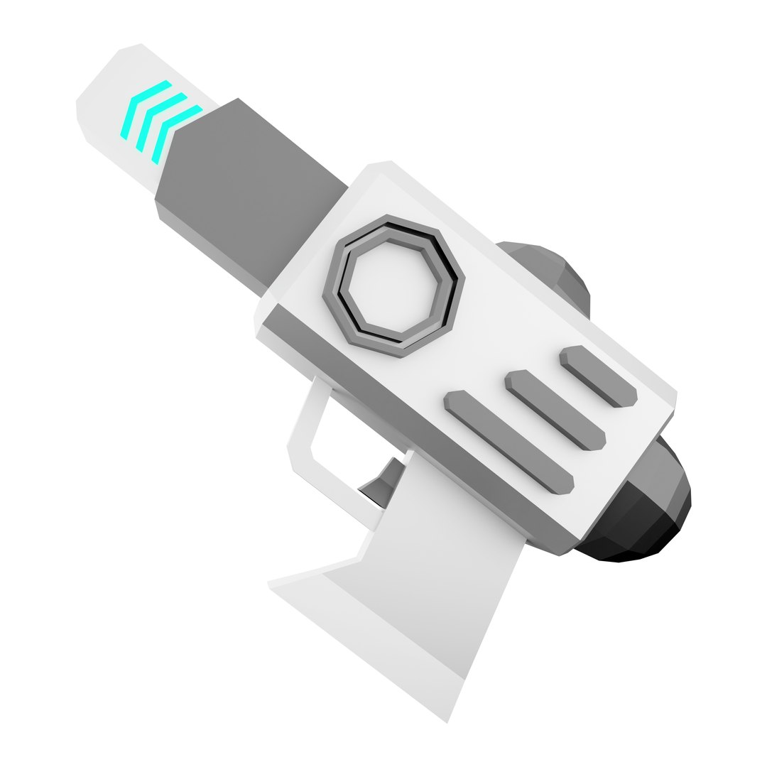 3d Pump SG Blaster Low Poly Icon 3D Model - TurboSquid 2046505