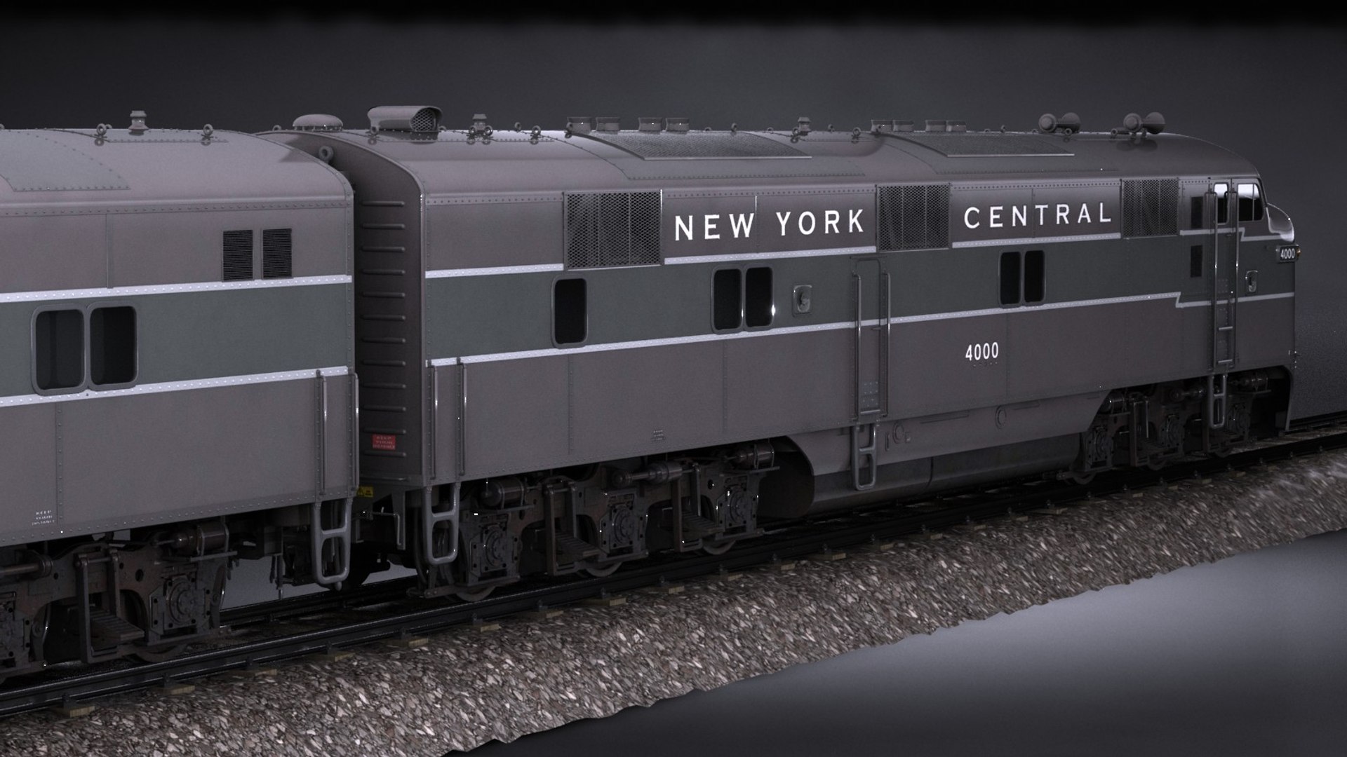 3D Emd E7 Nycrr Model - TurboSquid 1281932