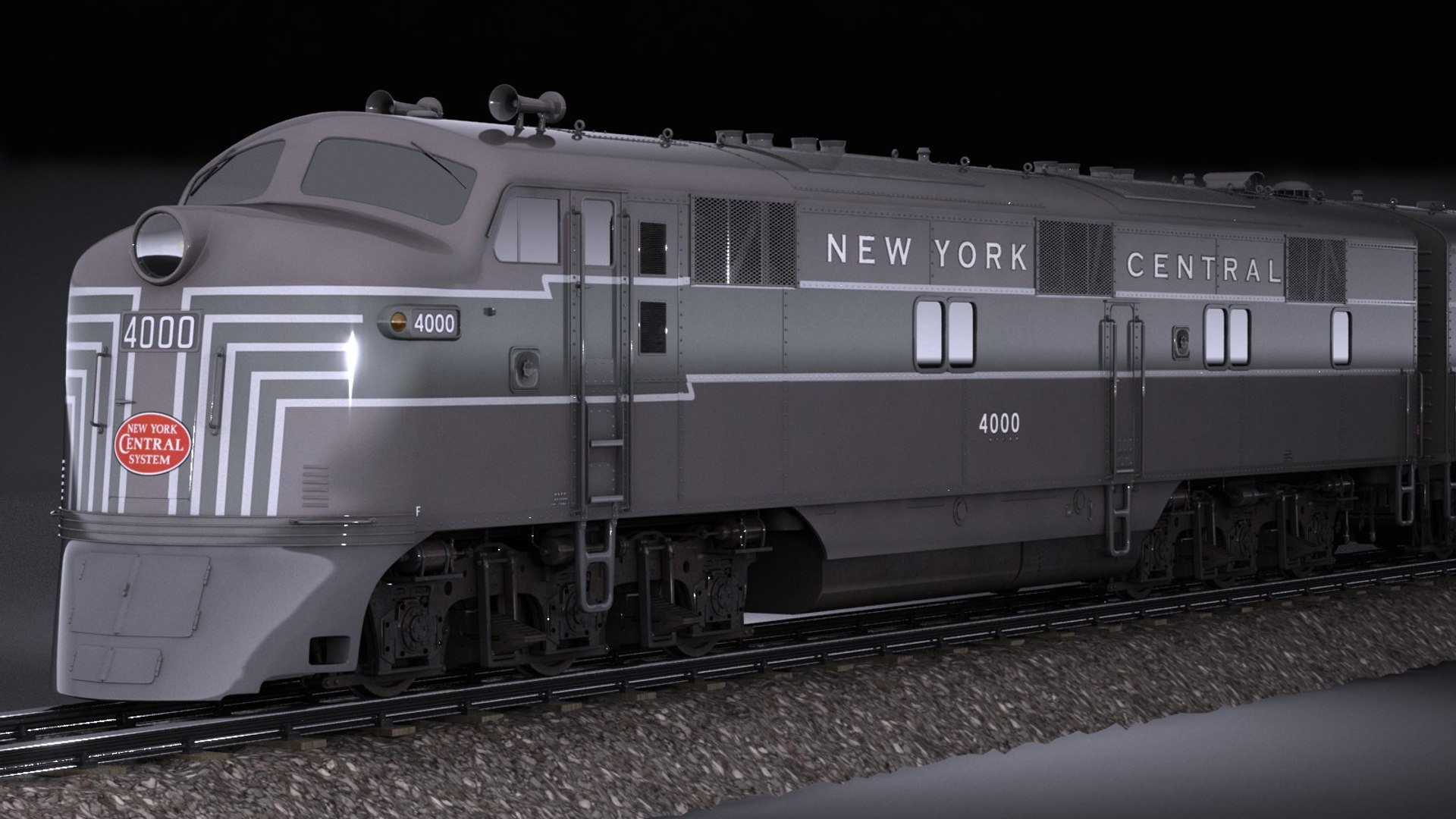 3D emd e7 nycrr model - TurboSquid 1281932