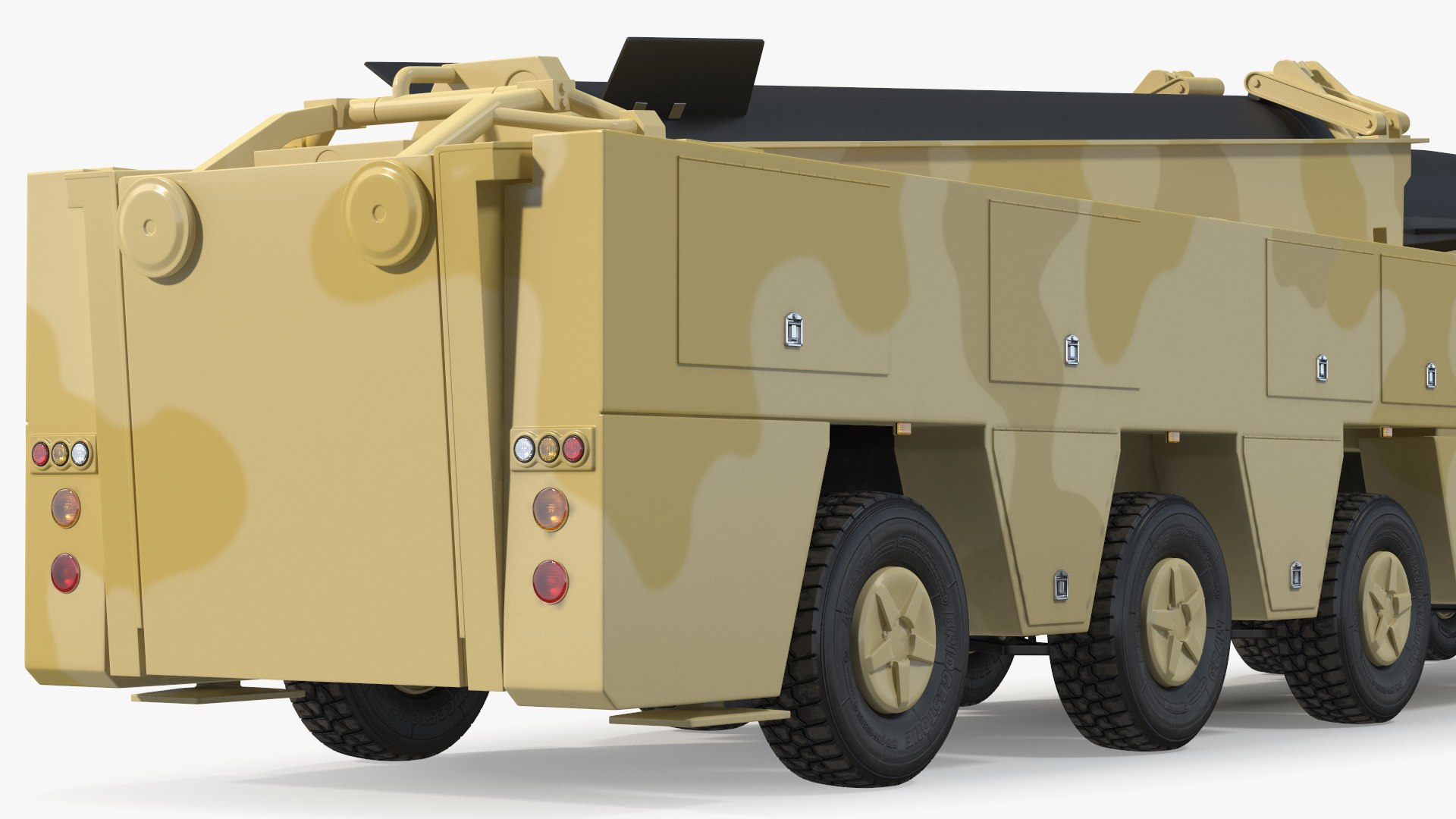 Atomic Missile On Road Mobile Vehicle Model - TurboSquid 2097587