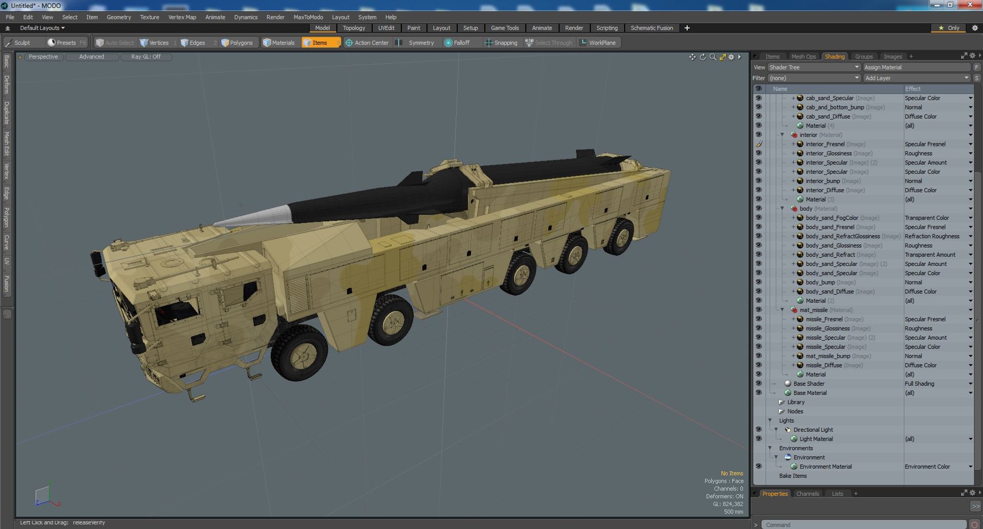 Atomic Missile On Road Mobile Vehicle Model - TurboSquid 2097587