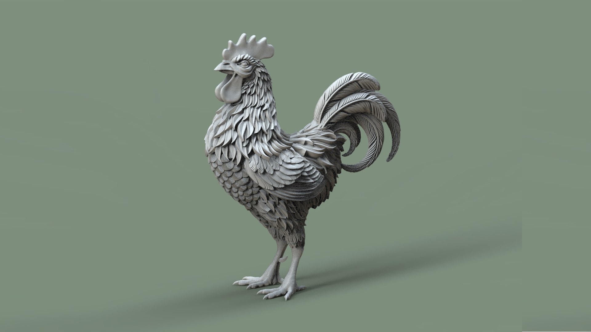 Rooster 3D Model - TurboSquid 2120356