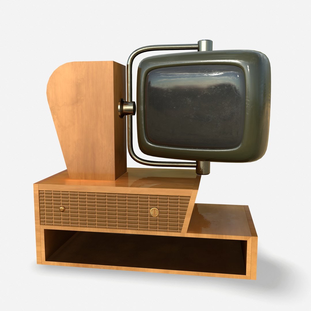 Vintage tv 1950s 3D - TurboSquid 1703952