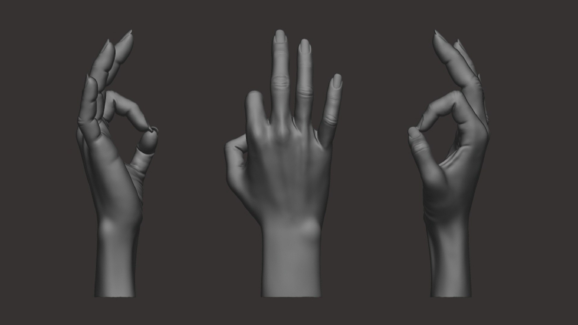 Fine Posture 3D Model - TurboSquid 1729129