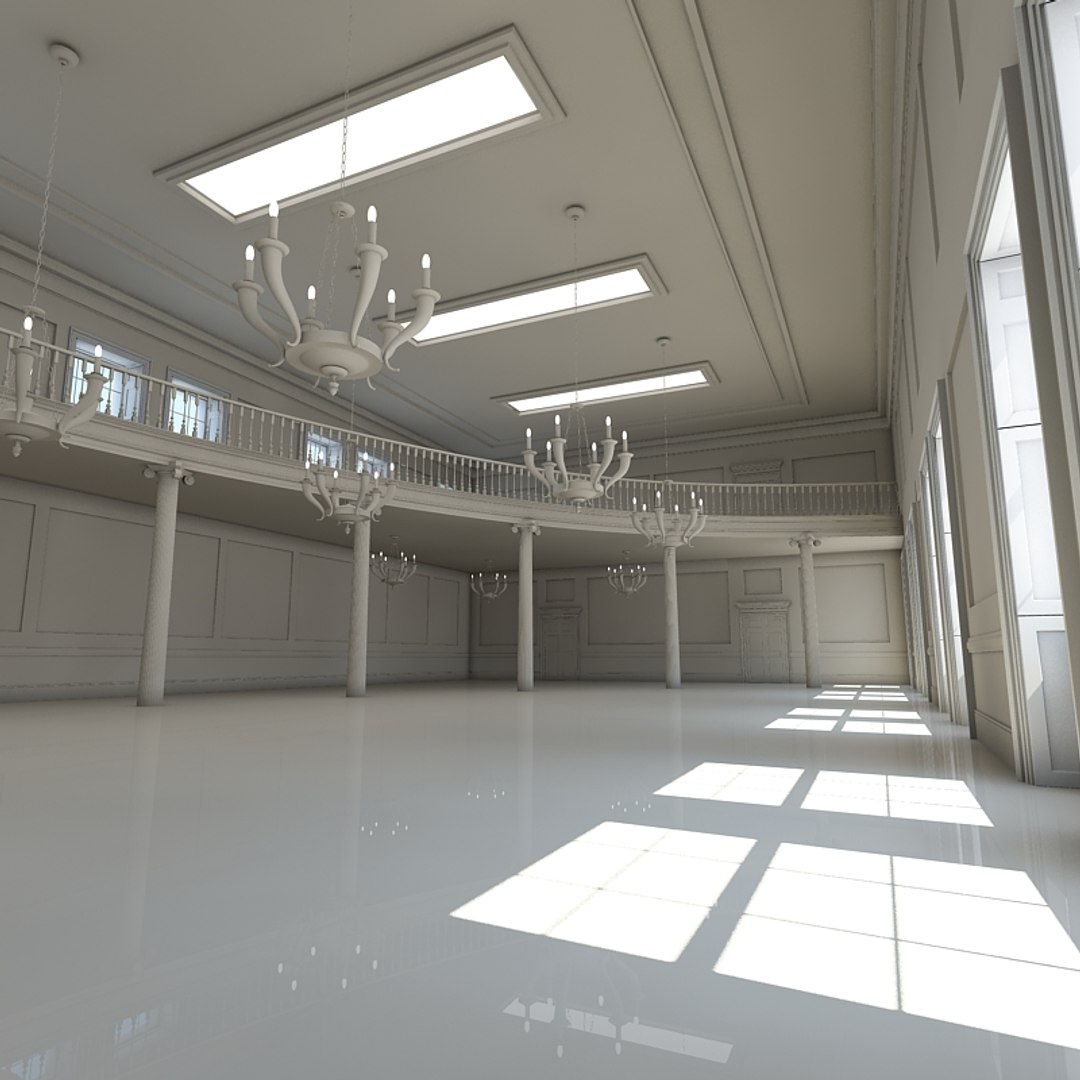 Interior Scene 3d 3ds