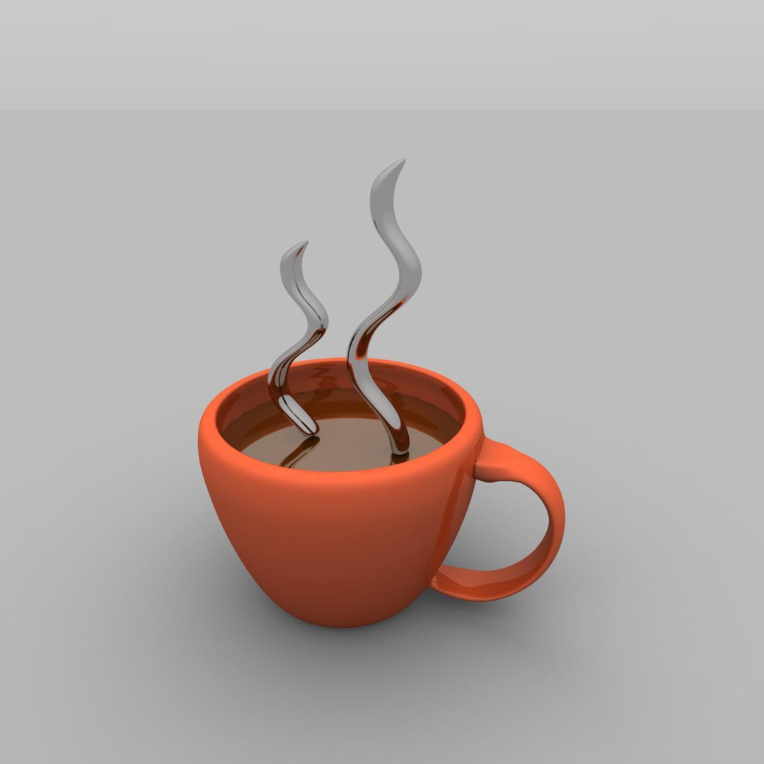 3d Model Coffee Mug Steam Cup