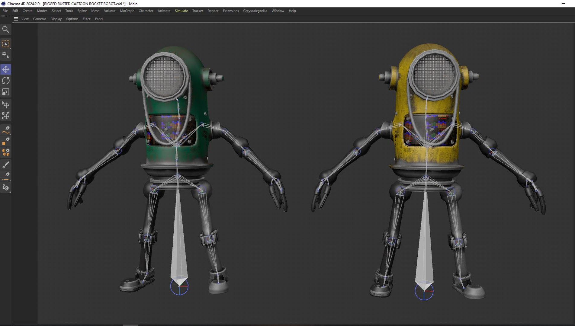 3D Game Ready Robot Character Model - TurboSquid 2425208