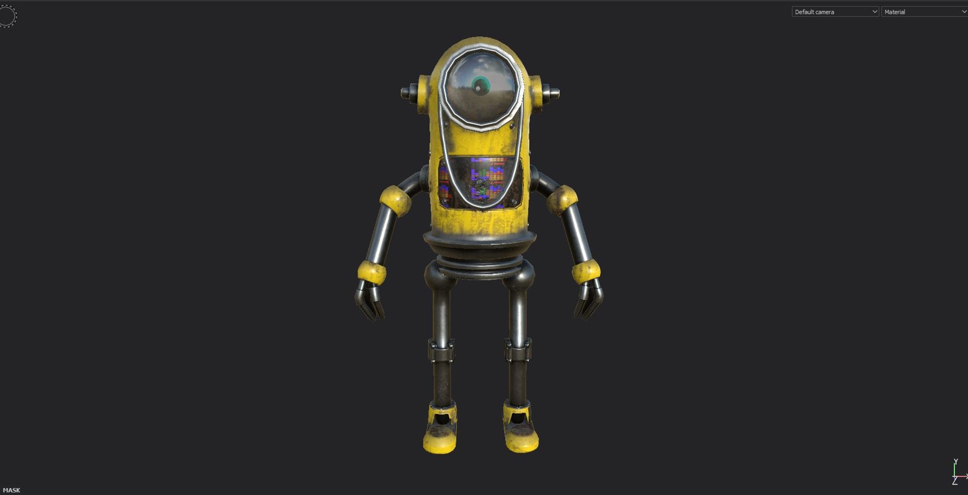 3D Game Ready Robot Character Model - TurboSquid 2425208