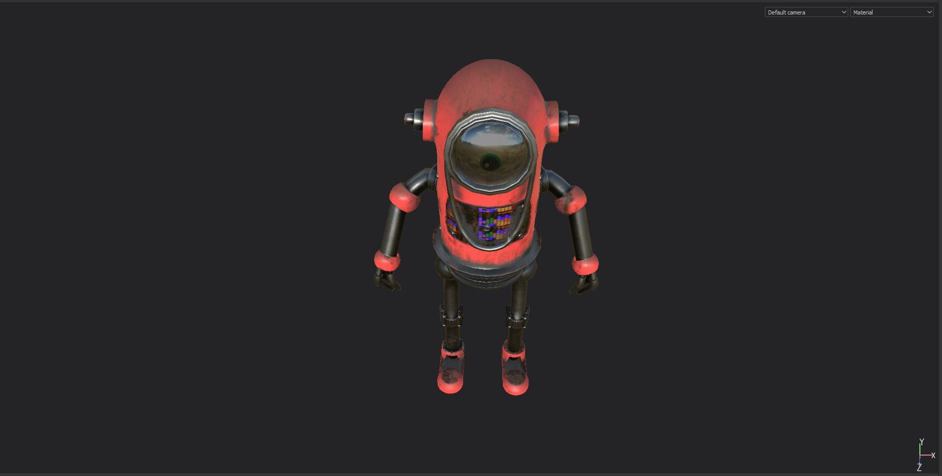3D Game Ready Robot Character Model - TurboSquid 2425208