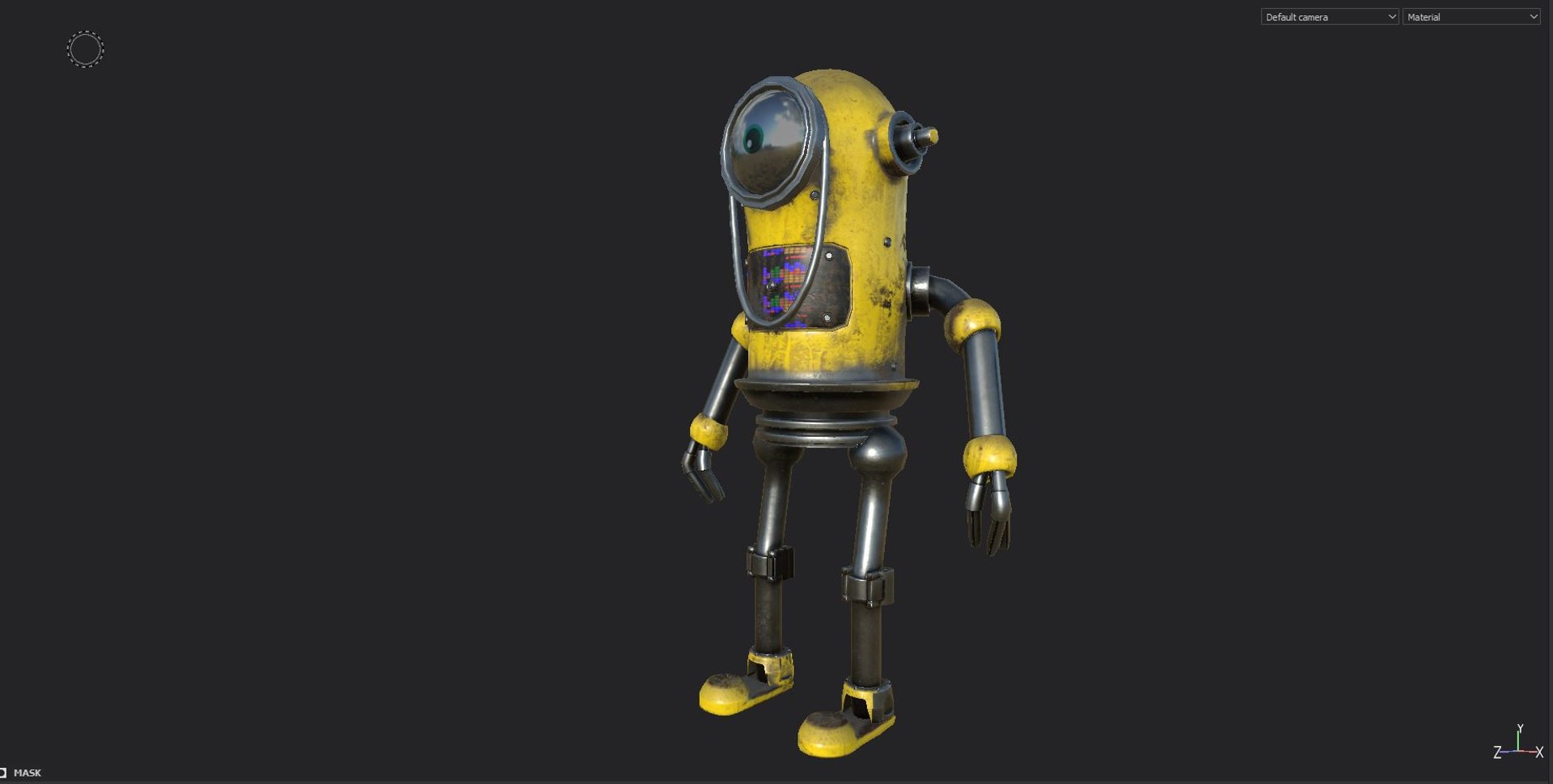 3D Game Ready Robot Character Model - TurboSquid 2425208