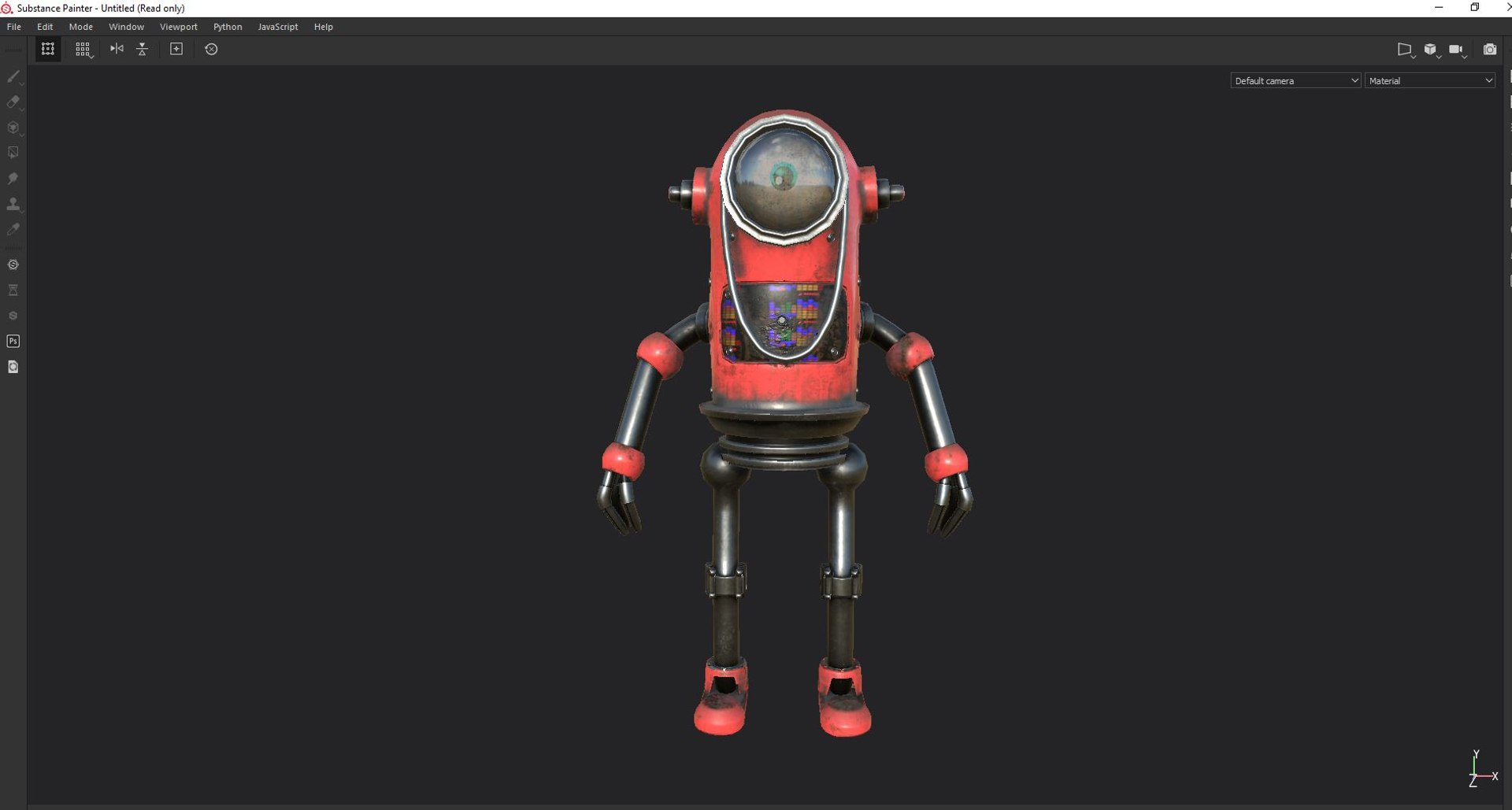 3D Game Ready Robot Character Model - TurboSquid 2425208