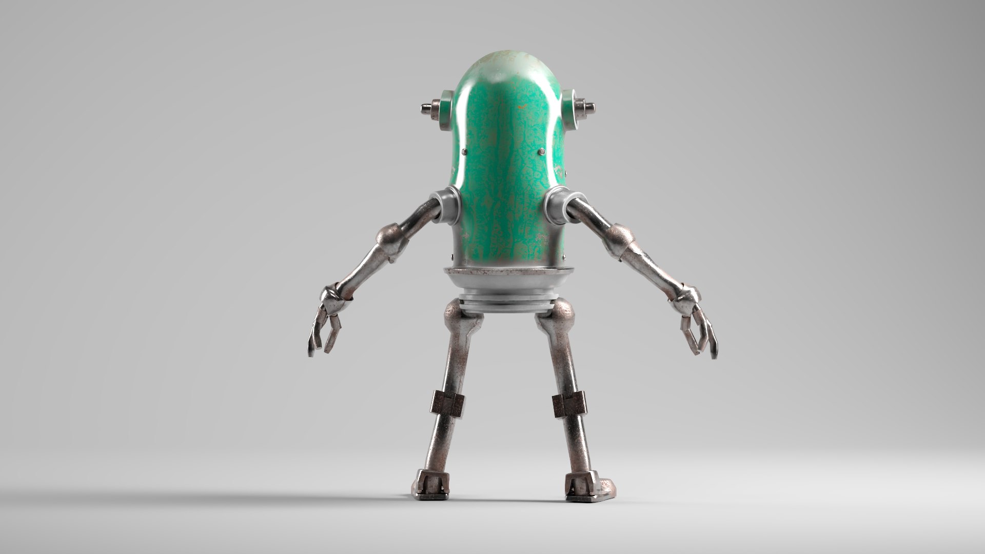 3D Game Ready Robot Character Model - TurboSquid 2425208