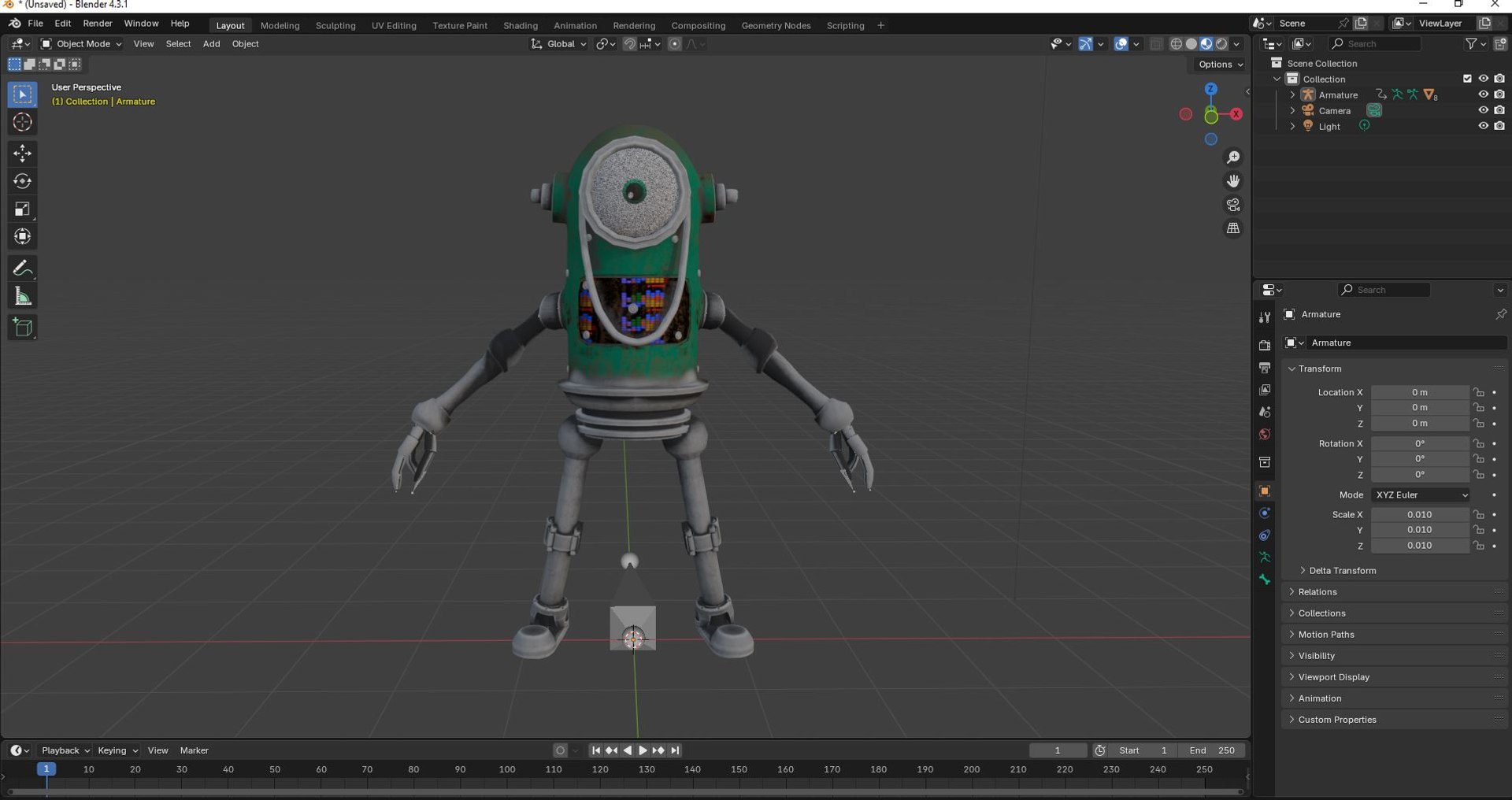 3D Game Ready Robot Character Model - TurboSquid 2425208